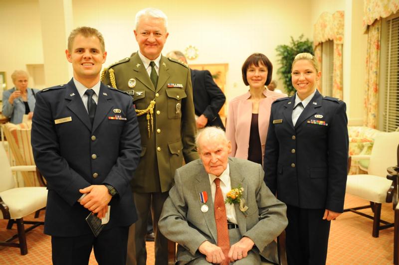 Honoring Col. Erland A. Tillman | Embassy of the Czech Republic in ...