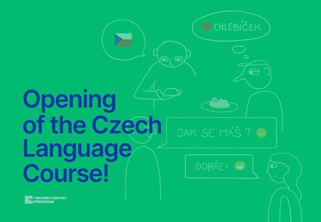 Online Czech Language Courses – Czech Centre Stockholm | Embassy of the ...