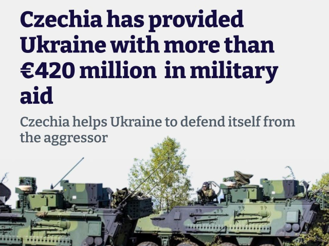 Czechia sends hundreds of heavy military systems worth tens of billions ...